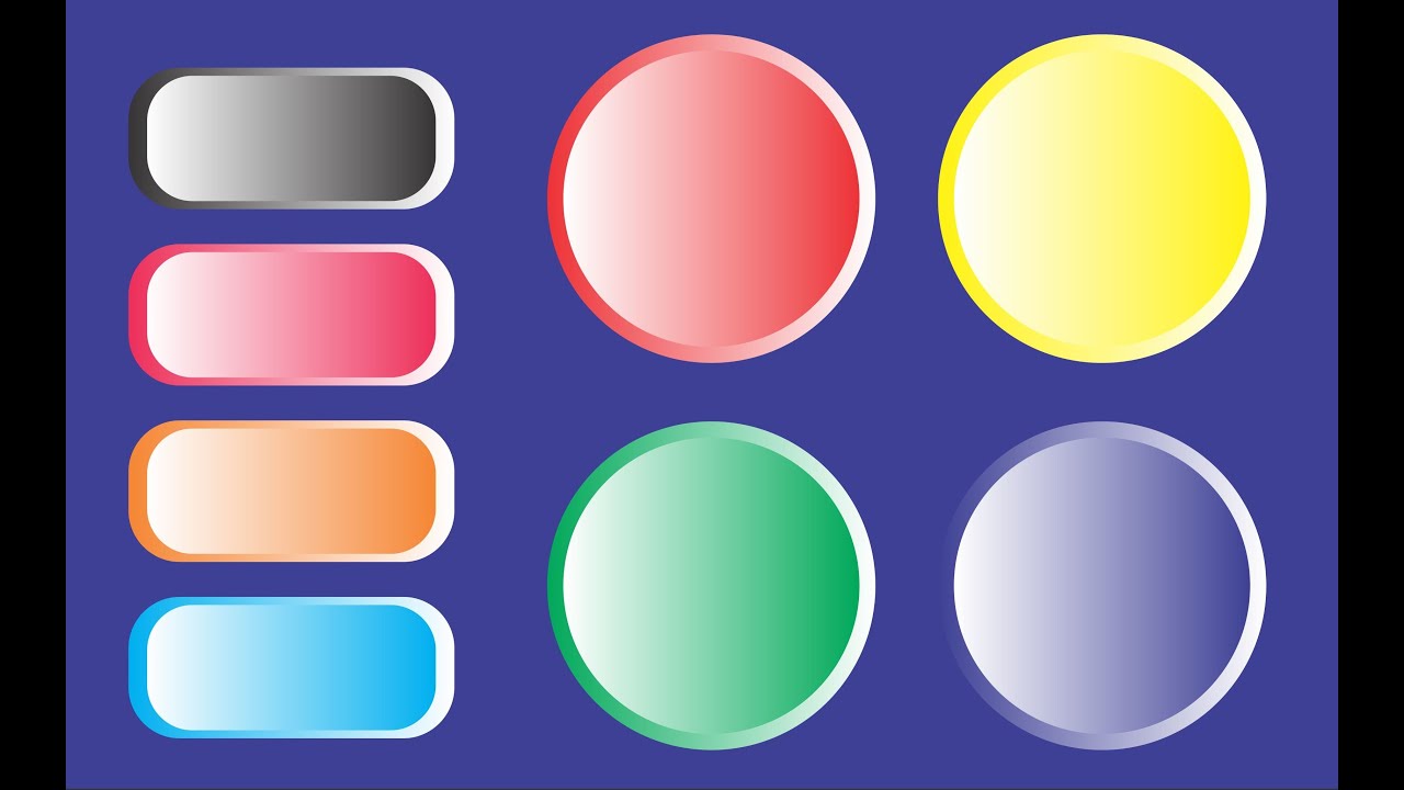 3D Button CDR free Download - YouTube