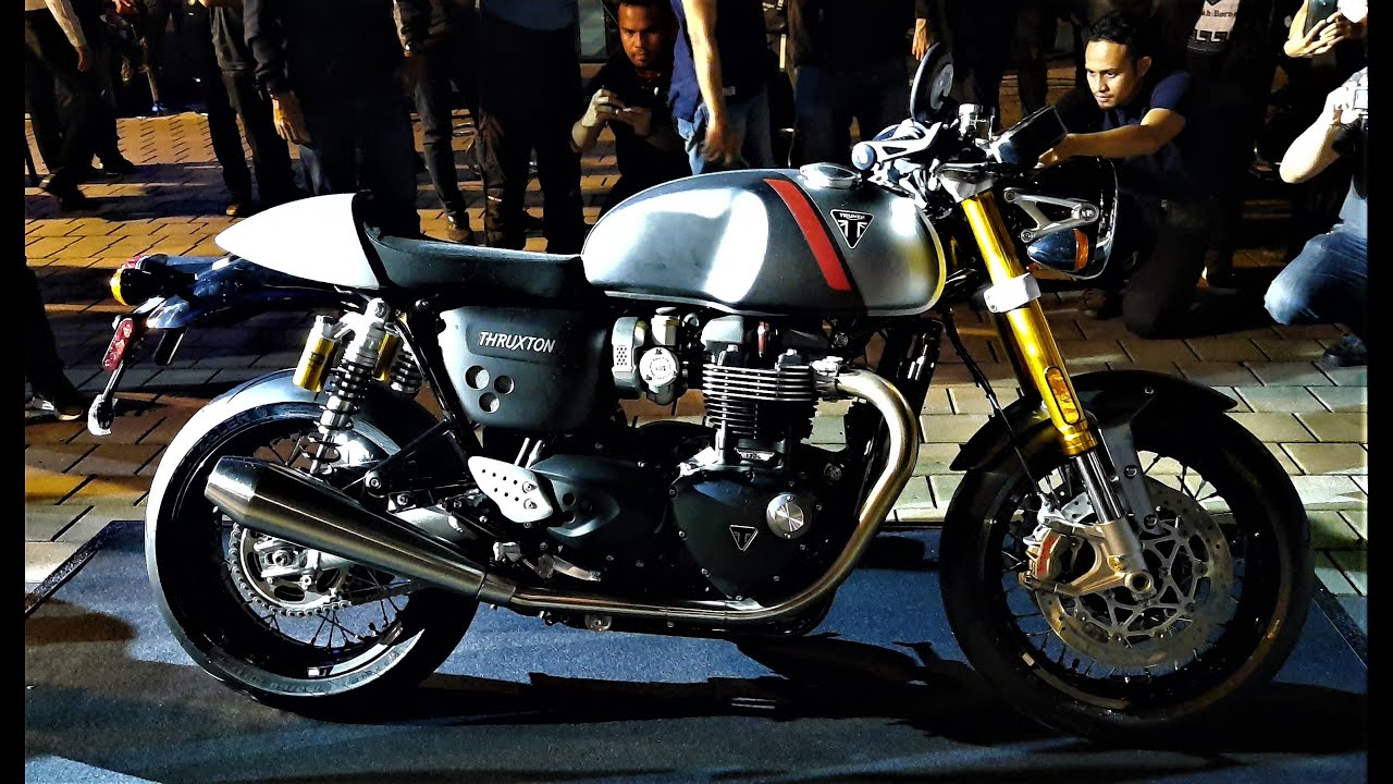 Triumph Malaysia 2020 motorcycle launch and Thruxton RS unboxing, Kuala ...