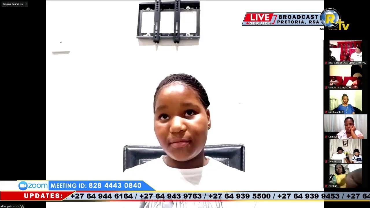 15 OCTOBER 2022 SATURDAY LIVE BROADCAST SERVICE WITH PROF. LESEGO DANIEL AND SONS PART 1 - YouTube