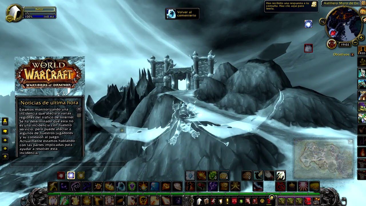 WoW WoD | Error server LatAm 26-02-2016 - YouTube