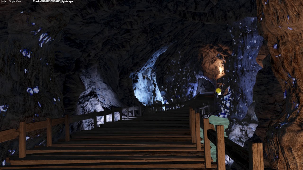 cave lighting - YouTube