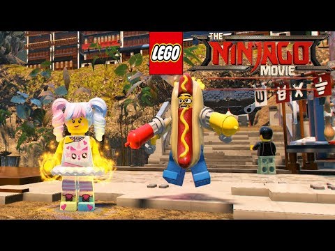 The LEGO Ninjago Movie Videogame - Collectables Guide 100% - Walkthrough Ninjago City North