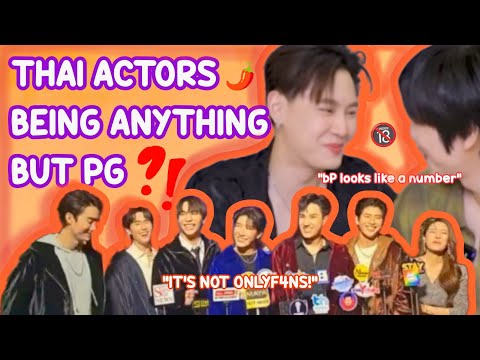 thai bl cps/actors being anything but PG *dirty mind, dirty mind*