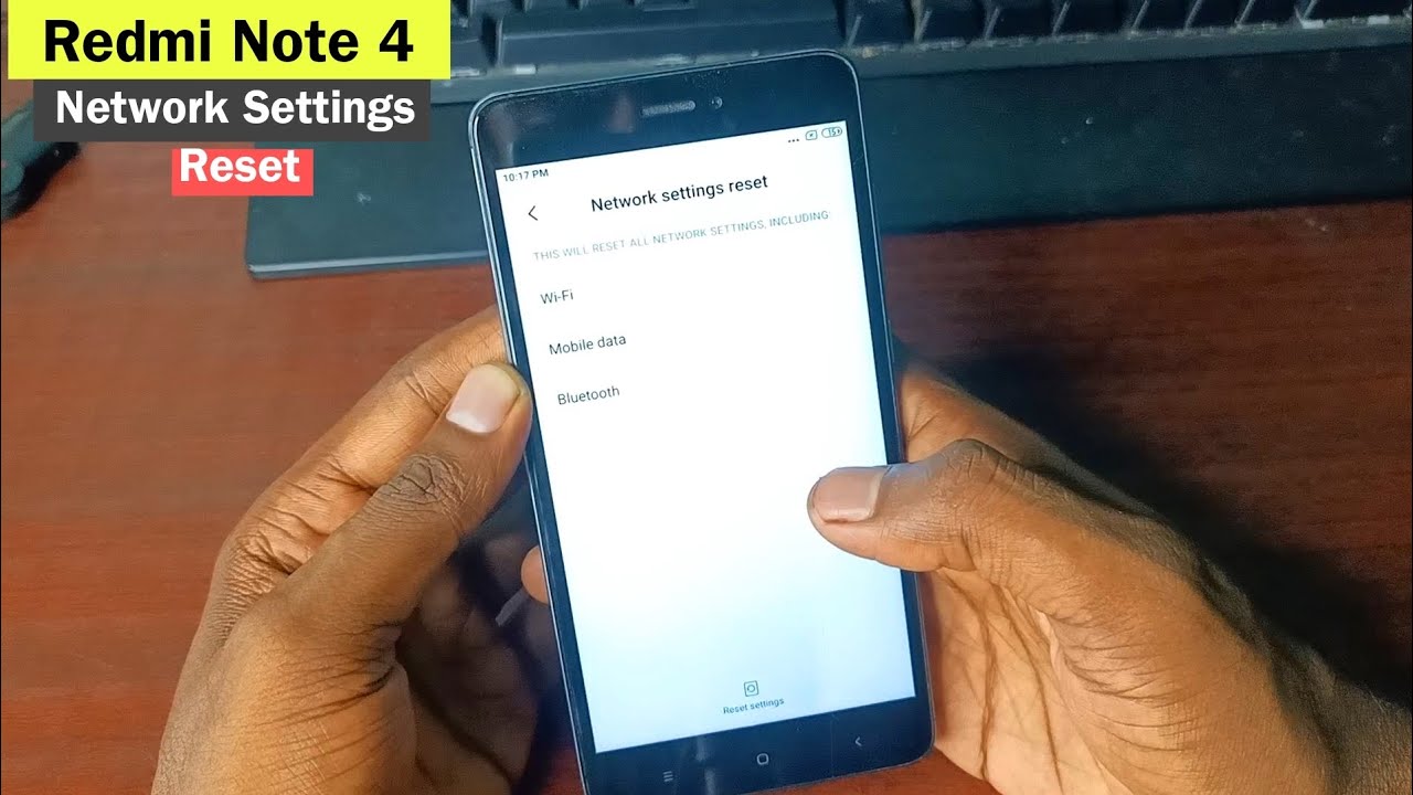 Network Settings Reset 2023 | Redmi Note 4 Network Setting Reset - YouTube