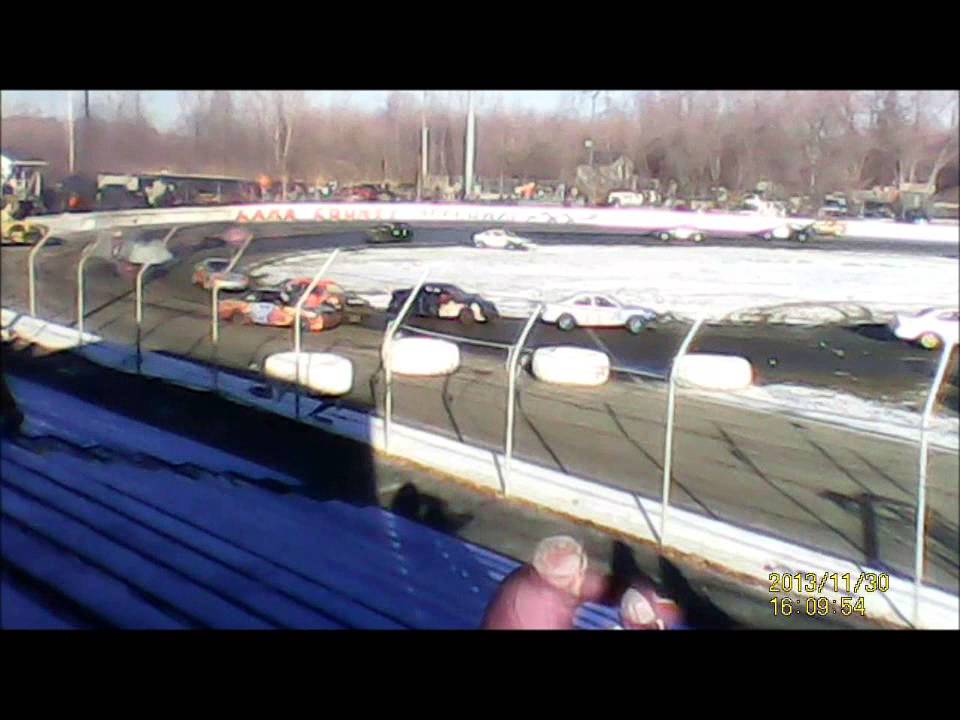 Lake County Speedway Turkey Leg 150 Fire - YouTube