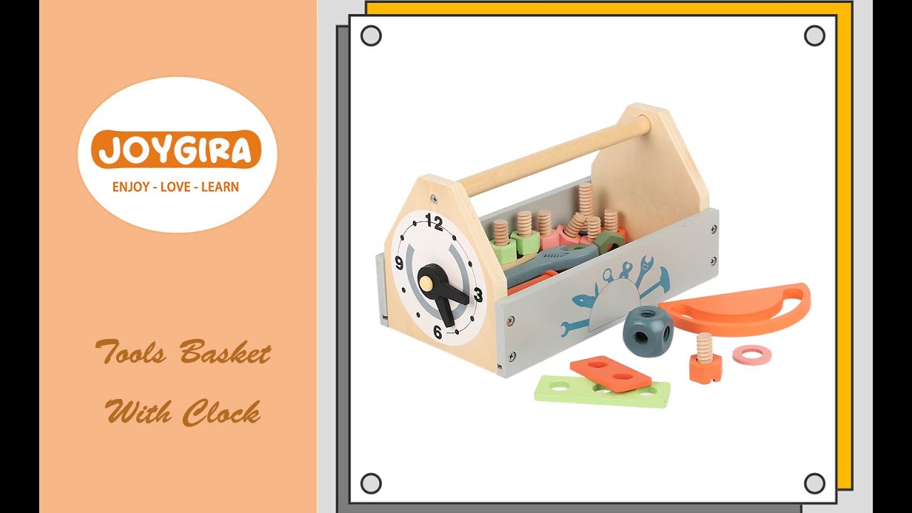 Tools Basket With Clock / Art. 40105 - YouTube