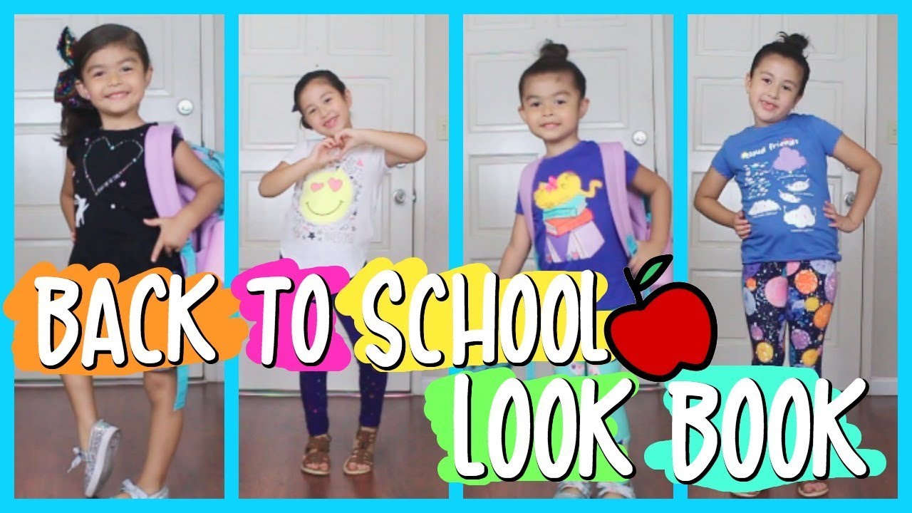 BACK TO SCHOOL LOOK BOOK FOR PRE-K & 2ND GRADE #backtoschool #lookbook ...