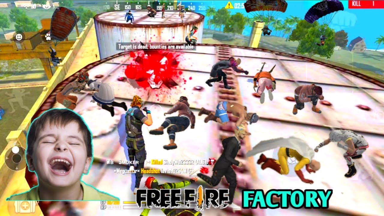 Free Fire Factory | Factory King | FF Factory Roof Challenge - YouTube