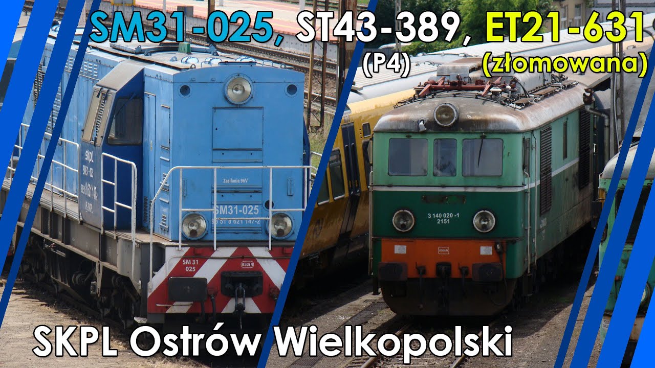 ET21-631 (zezłomowana) i ST43-389 (dziś w trakcie P4) +SM31-025, SU45 ...