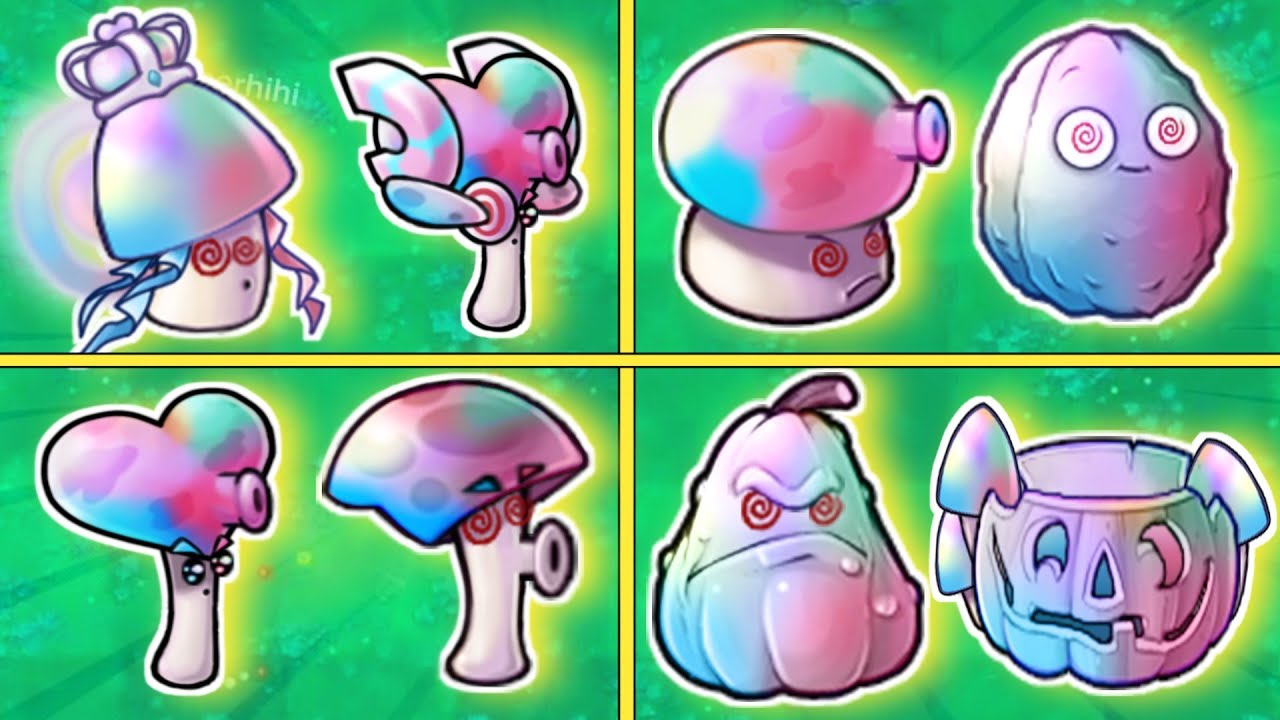 Ultimate Hypno Shroom Plants Vs Max Level Zombies !! Hypno Only ...