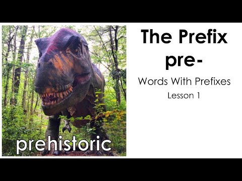 The Prefix pre - Words With Prefixes - Lesson 1 - YouTube