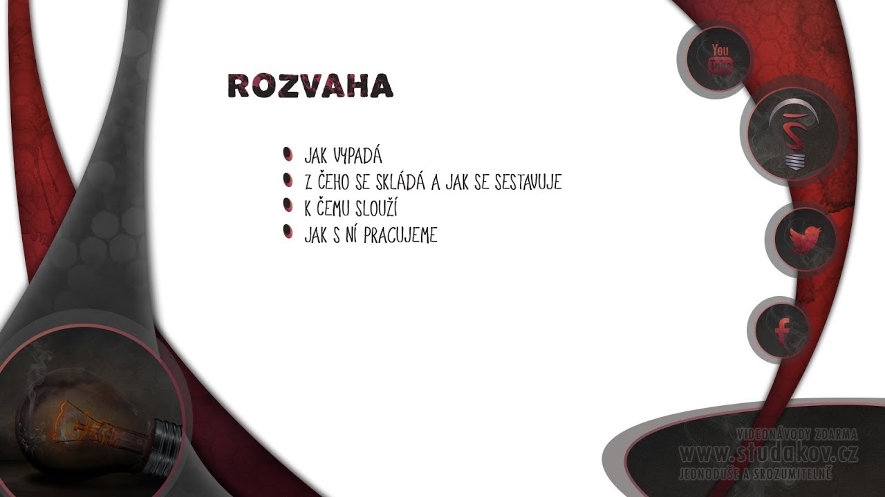 Úvod do účetnictví #1 - Rozvaha - YouTube