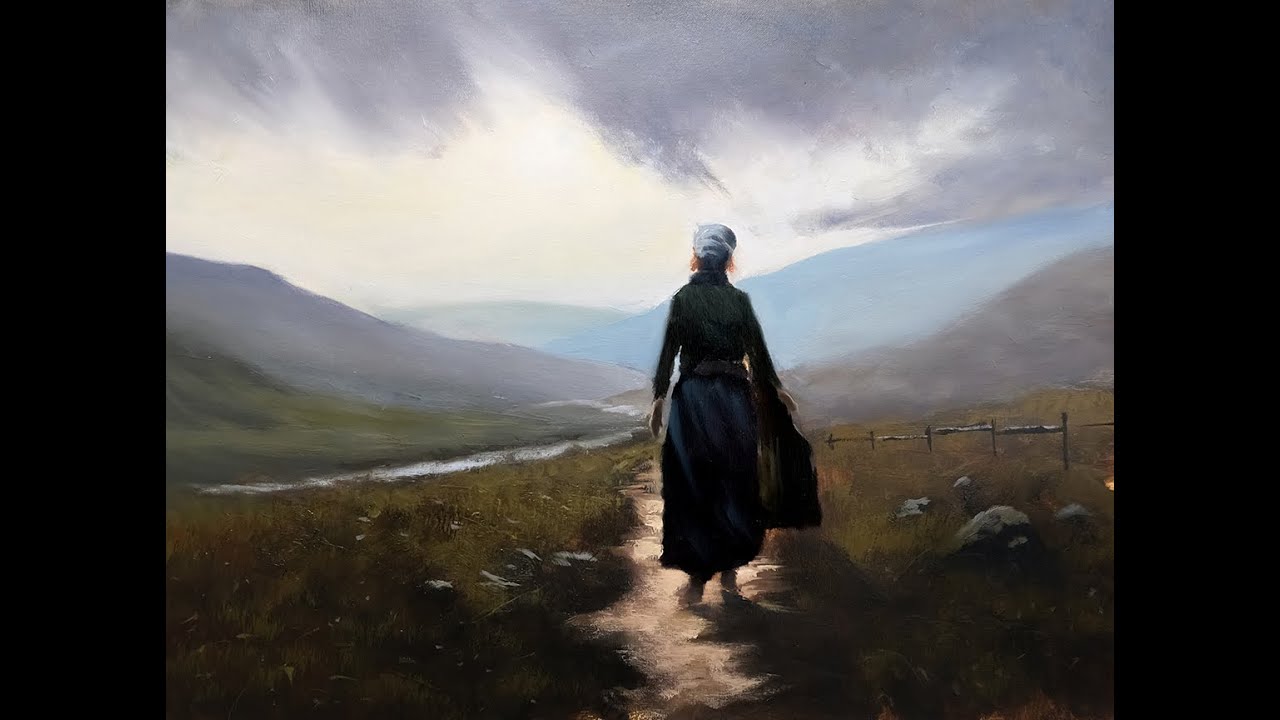 landscape painting lesson for Beginners tonalism and realism (Full ...