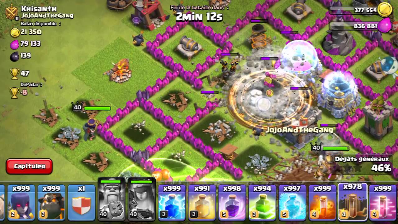 Démonstration du nouveau mod menu COC-xmod + héros - YouTube