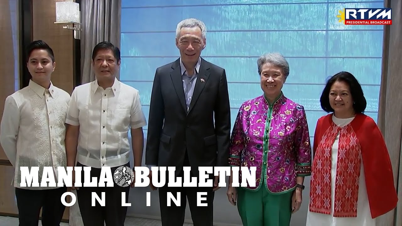 Marcos Family joins Singapore PM Lee Hsien Loong and his wife for ...