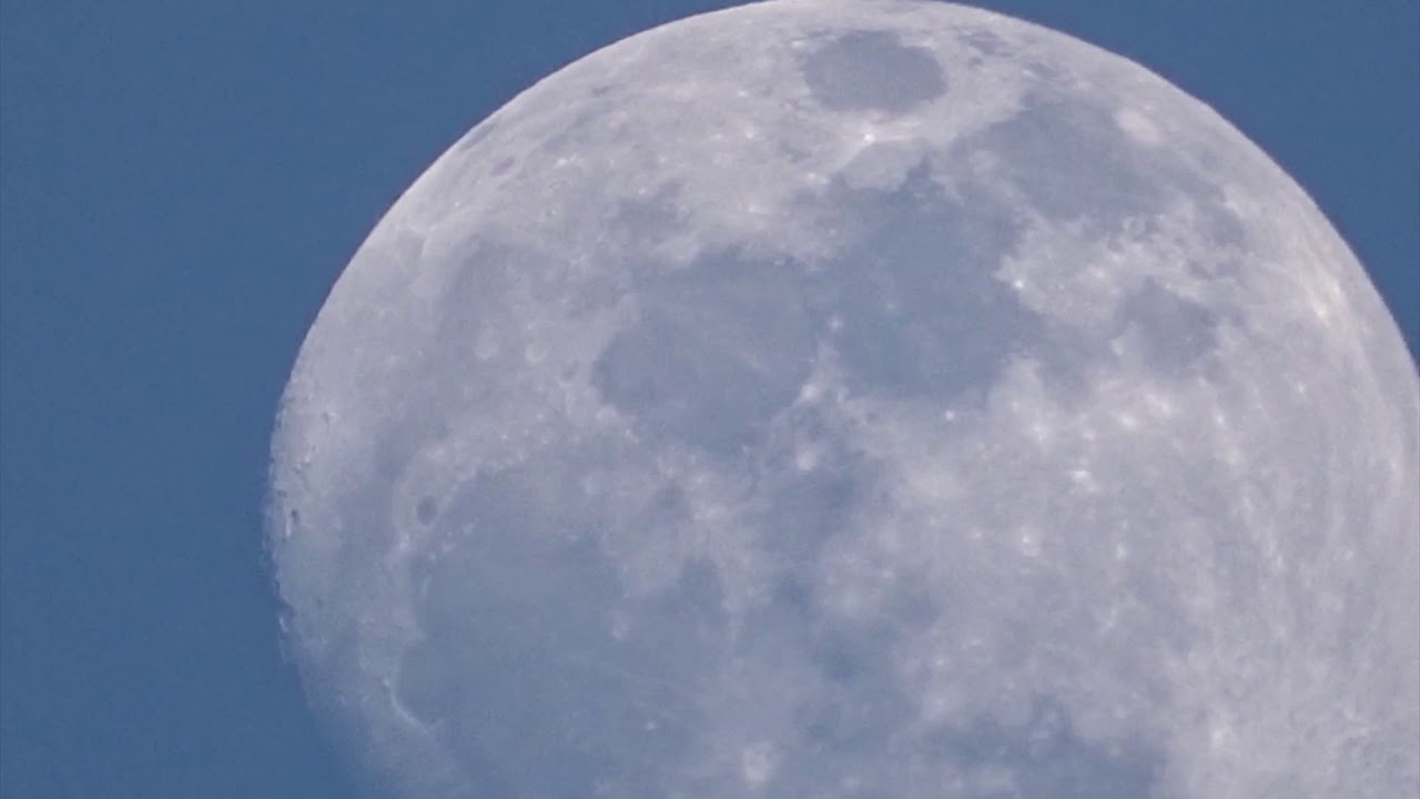 La Luna captada con cámara hx400v sony con zoom óptico de 50x - YouTube