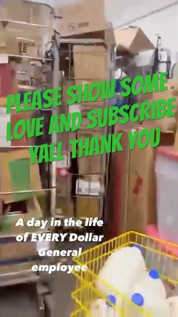 A day in the life of every DOLLAR GENERAL worker ever #dollargeneral ...