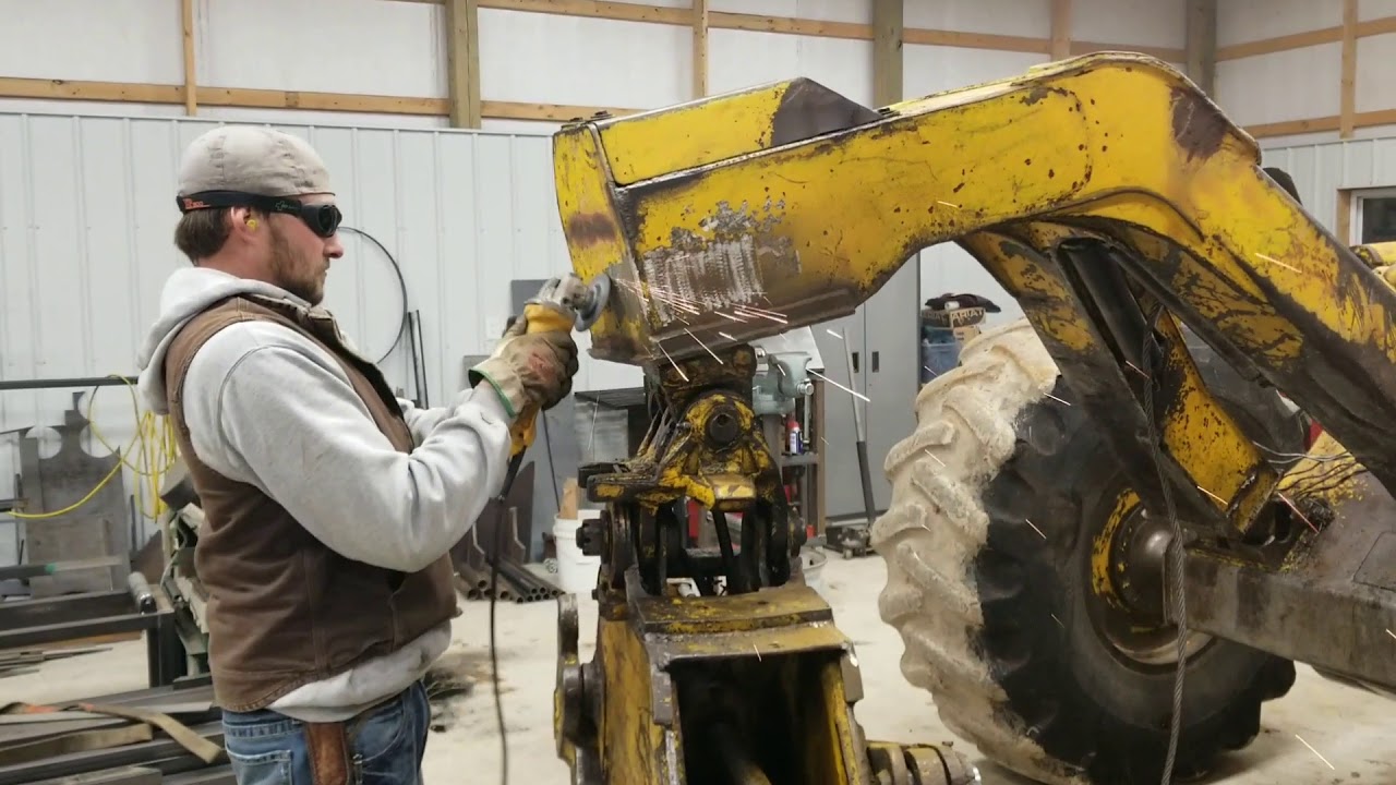 548D tree pusher install - YouTube