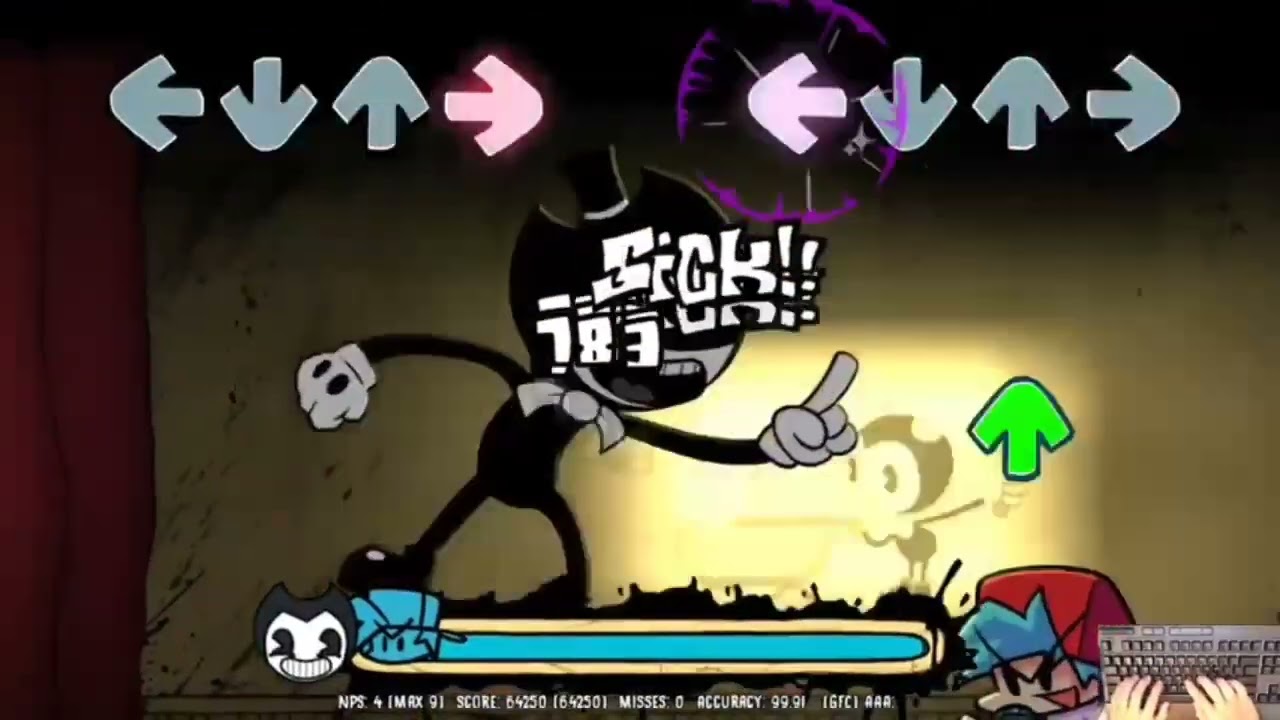 FNF | Freaky Machine But Uses My Bendy Chromatic Scale (+DOWNLOAD ...