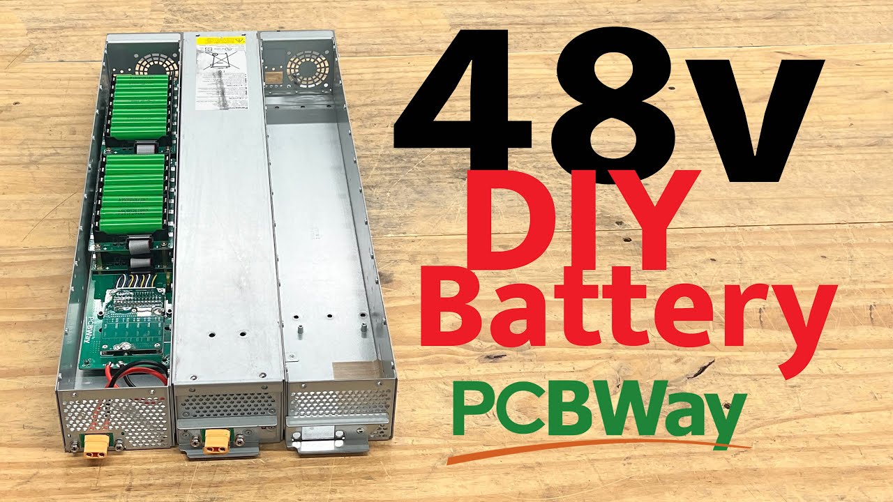 48v DIY Battery Project Using recycled Enclosure - YouTube
