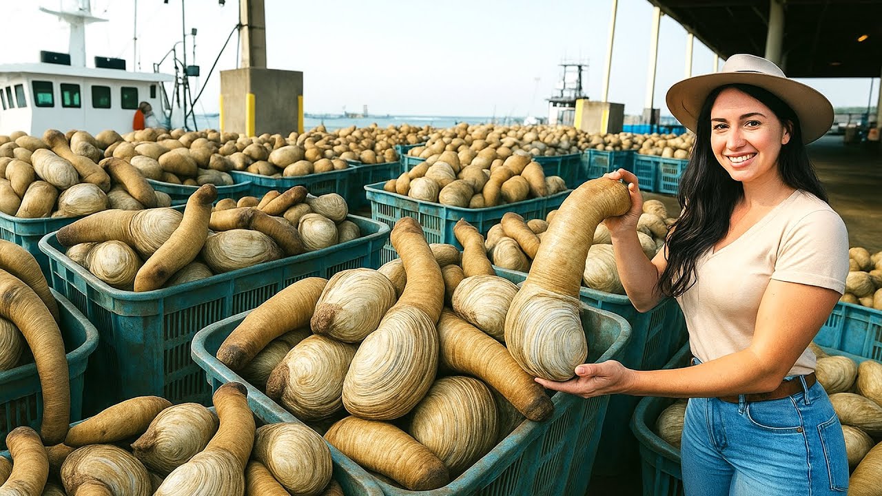 Cómo se Cosechan y Procesan Millones de Geoducks Gigantes – Granja ...