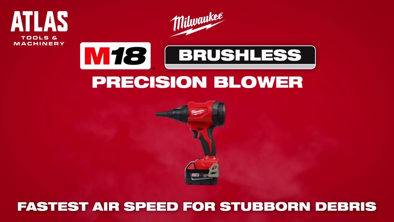 New Milwaukee M18 Brushless Precision Blower - YouTube
