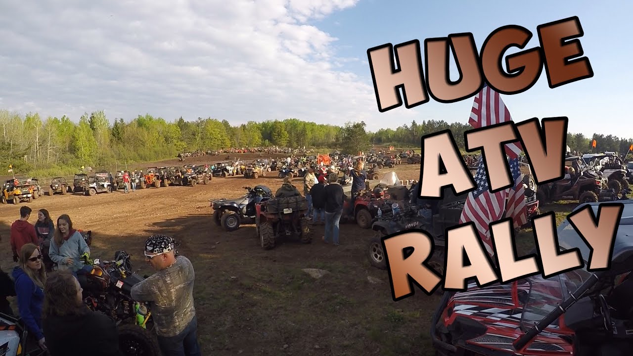 HUGE ATV RALLY!!!! - YouTube