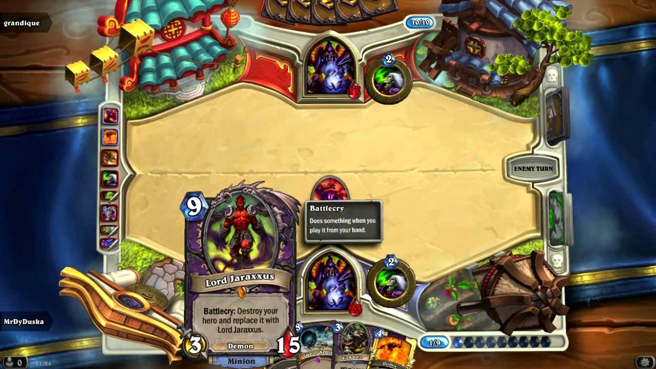 Hearthstone DeckGuide - Dreadlock Warlock (cz) - YouTube