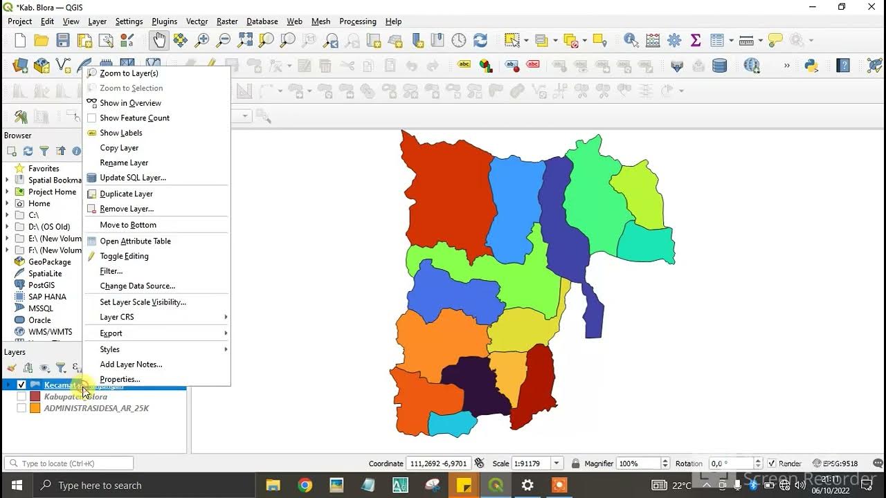 Simbology dan Labeling pada Quantum GIS - YouTube