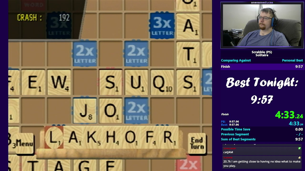 [PB] Scrabble Solitaire (PS1) Speedrun - 9:46 - YouTube