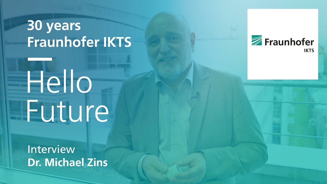 30 Jahre Fraunhofer IKTS mit Dr. Michael Zins - YouTube