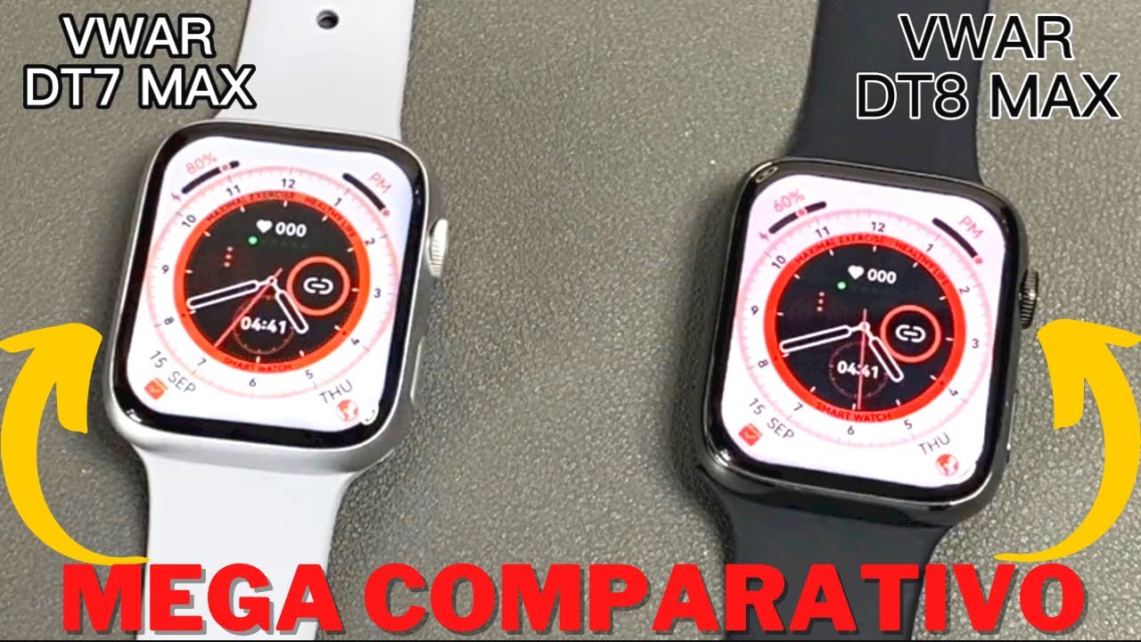 COMPARATIVO: DT7 MAX vs DT8 MAX, QUAL VALE A PENA COMPRAR? Smartwatch ...