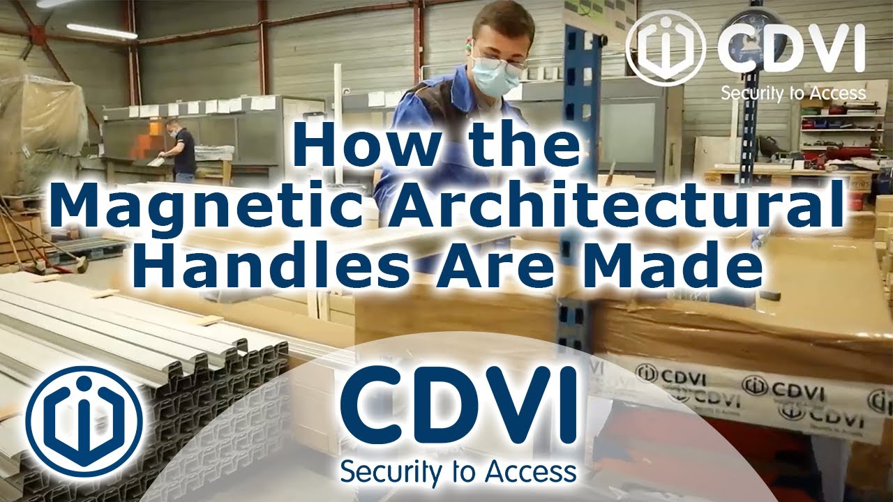 How CDVI's Magnetic Architectural Handles are Made - YouTube