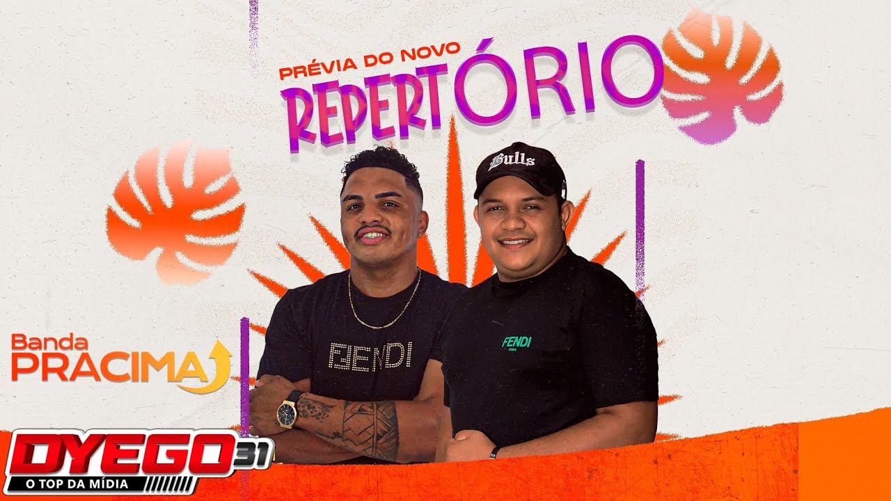 PRÉVIA DO NOVO REPERTÓRIO DA BANDA PRA CIMA 2025 - YouTube