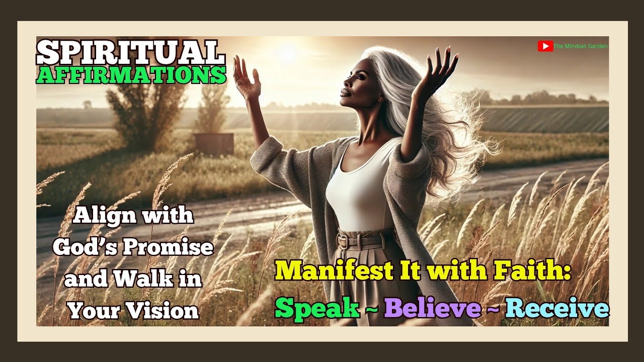 Manifest It with Faith: Speak, Believe, Receive | Align with God’s ...