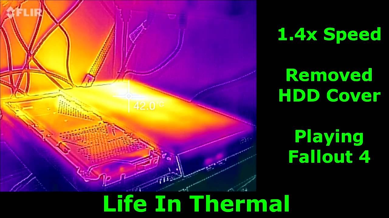 Sony Playstation 4 In Thermal - YouTube
