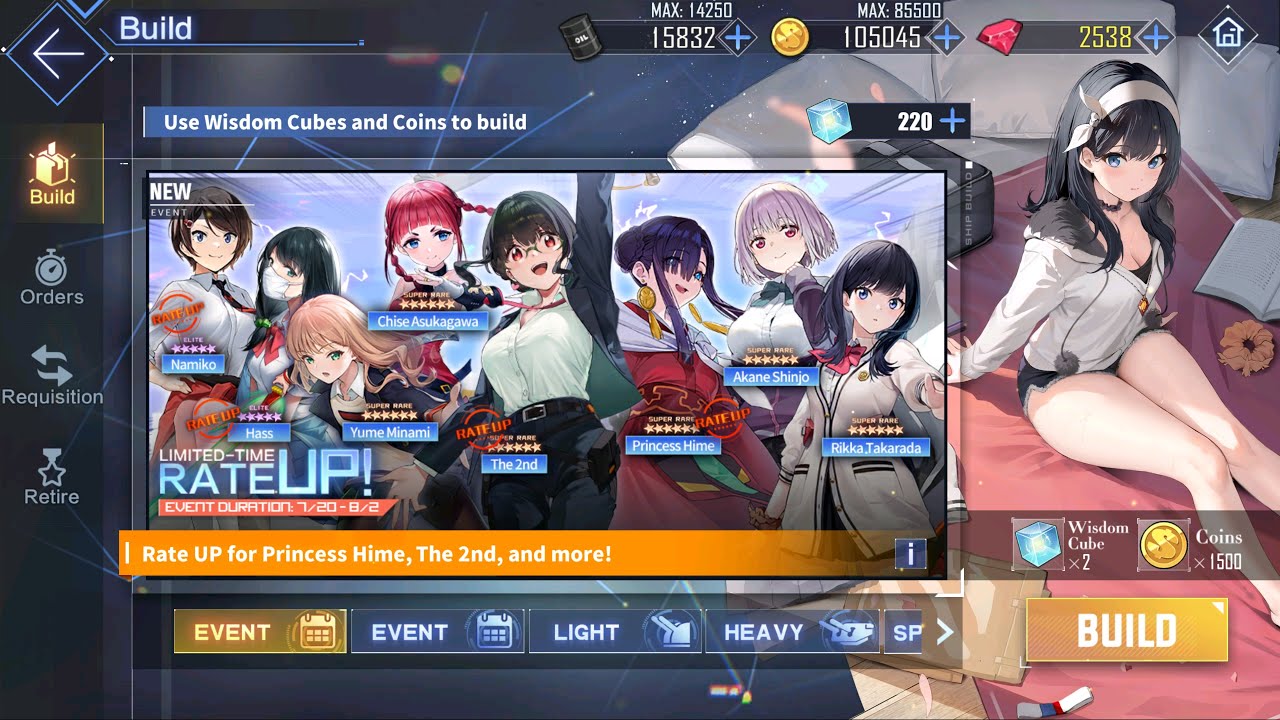 Azur Lane: New [World-Spanning Arclight] Rerun Collab Event 110 Time ...