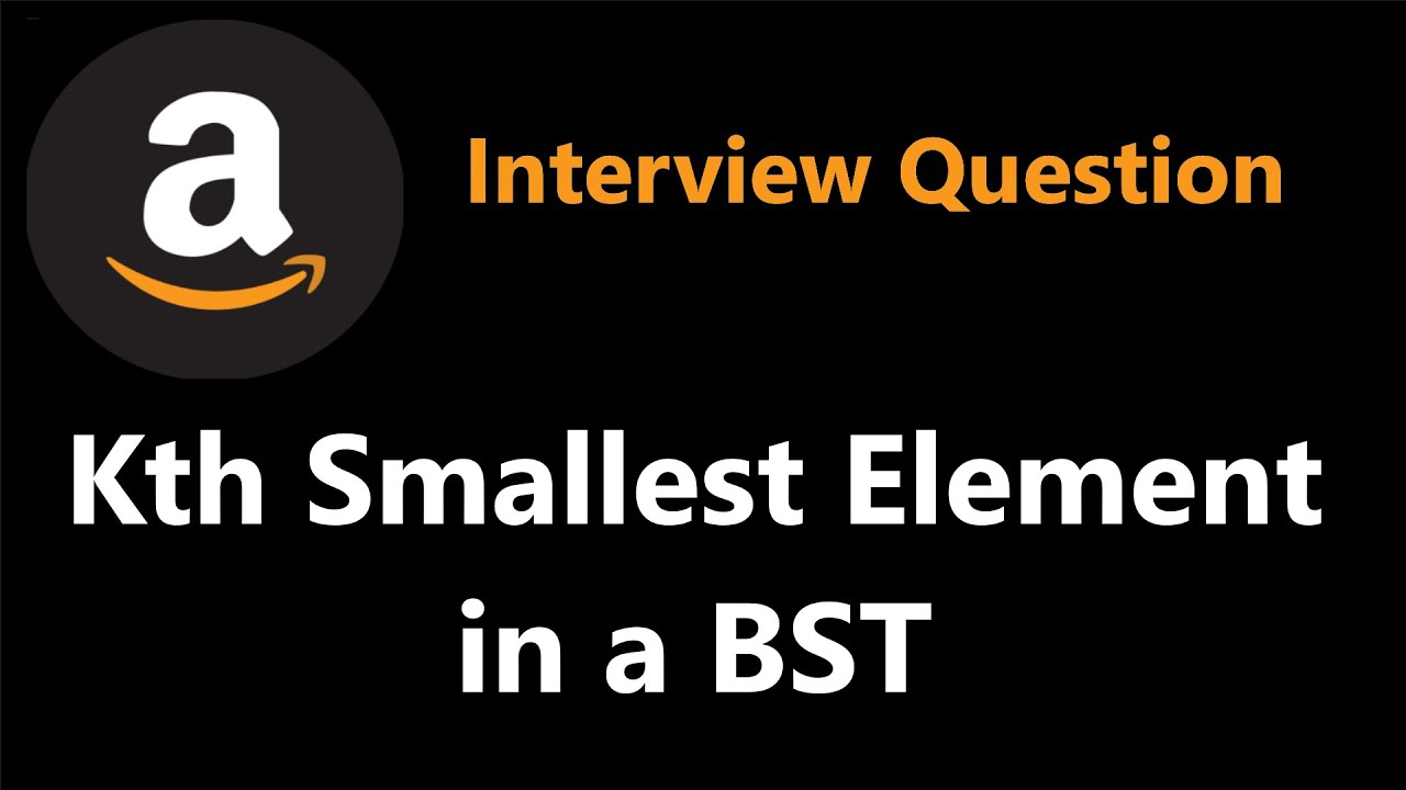 Kth Smallest Element In A Bst Leetcode 230 Python Youtube