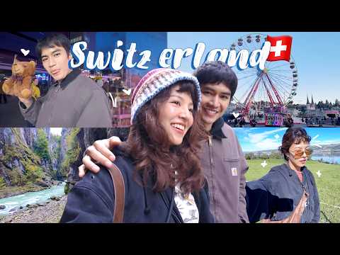 Vlog | เดินเที่ยวช่องเขา Aare Gorge แวะหมู่บ้าน Mürren เที่ยวงานวัดกลางเมือง Lucerne  | Switzerland