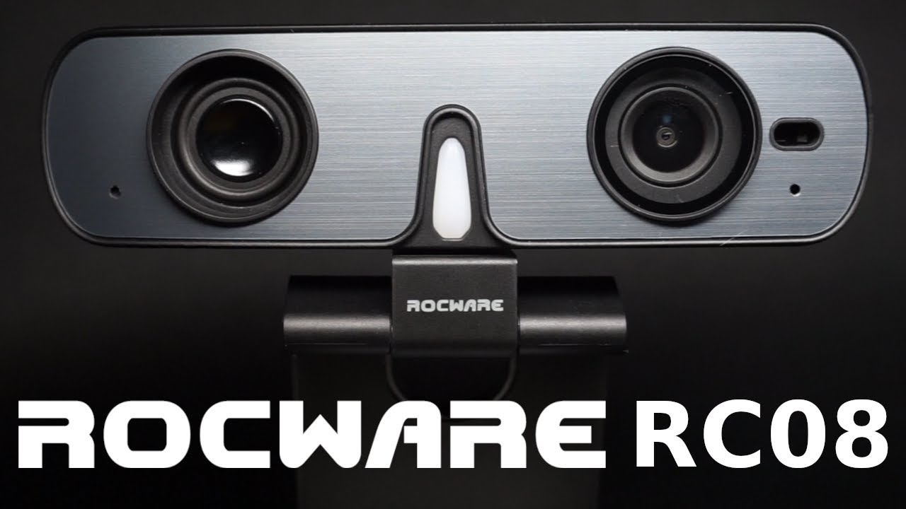 Rocware RC08 3-in-1 webcam - Camera, Microphone, and Mini Soundbar? - YouTube