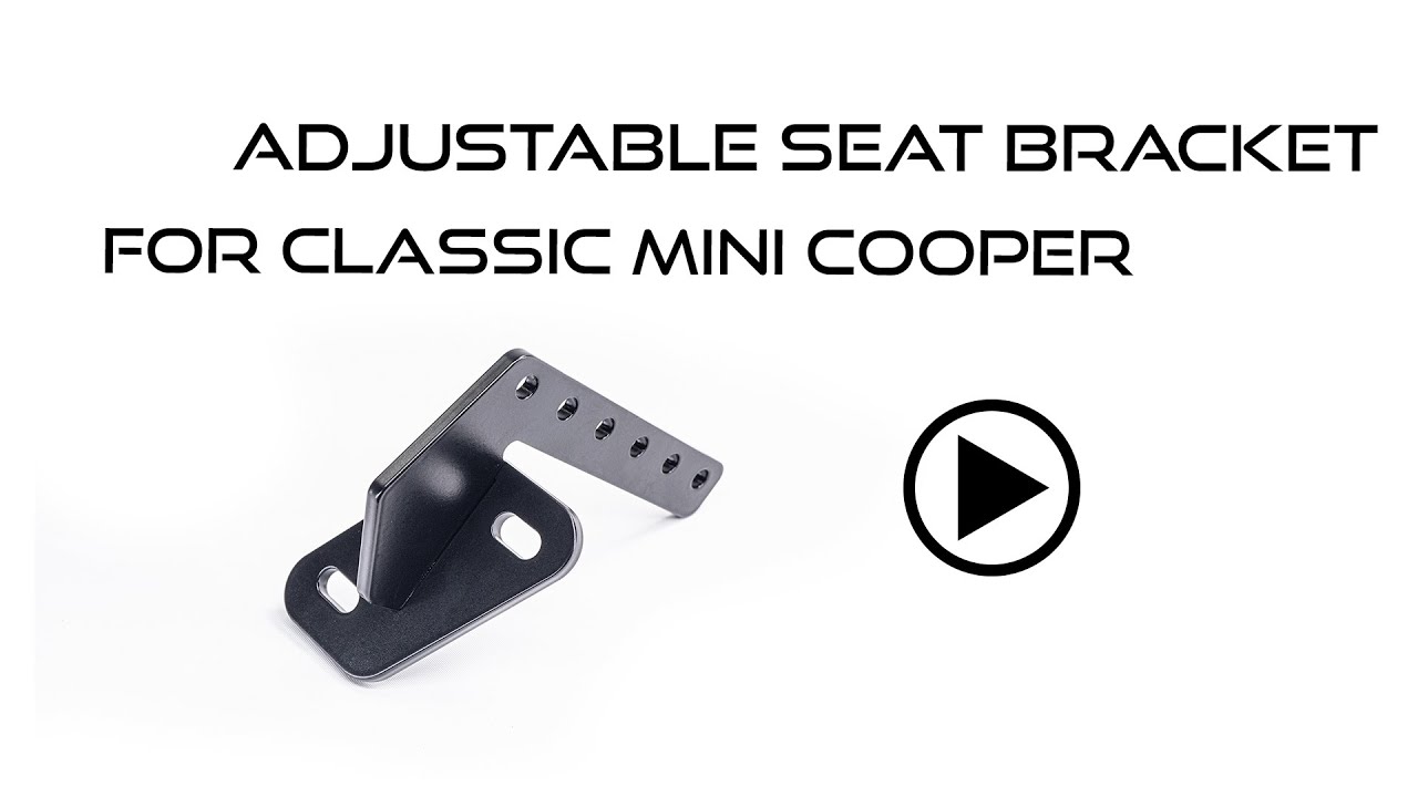 JET Engineering Adjustable Seat Bracket For the Classic Mini Cooper ...