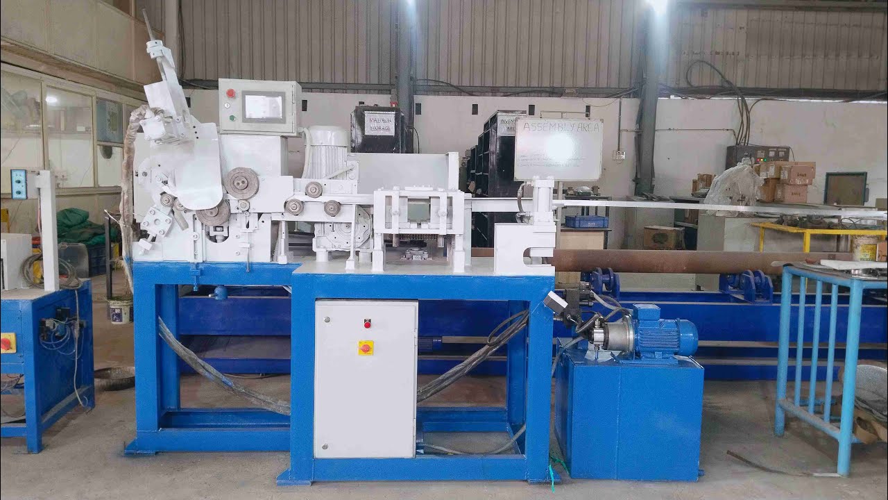 Automatic Roll to Circular Ring Bending Machine - YouTube
