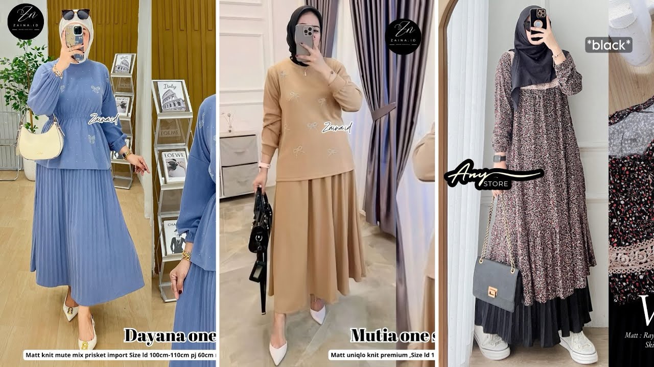 25+ MODEL BAJU SETELAN ONE SET KEKINIAN UNTUK LEBARAN 2025 / Part 7 ...