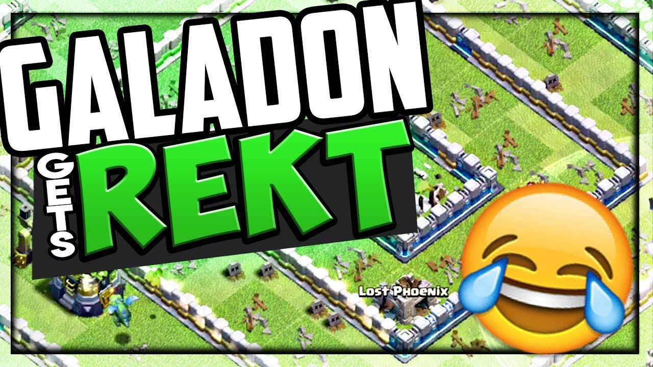 Galadon REKT - Clash of Clans MAX Town Hall 12 EASILY Tripled! - YouTube