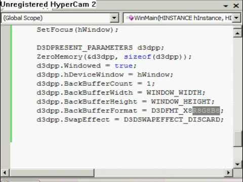 Direct3d (DirectX) tutorial 1 (part 3 of 4) - A Window - YouTube