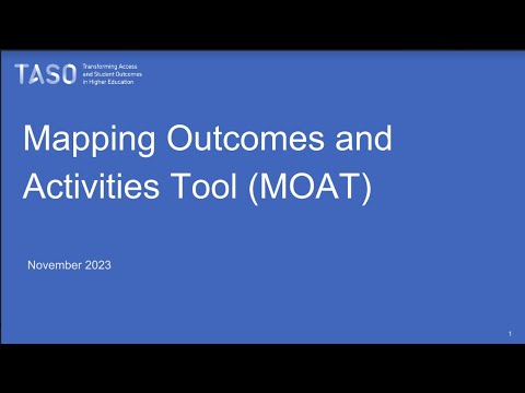 Launch: TASO's Mapping Outcomes and Activities Tool - YouTube