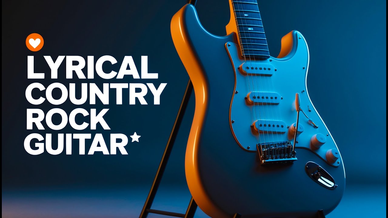 Lyrical Country Rock Guitar | Romantic Soft Instrumentals with Hypnotic ...