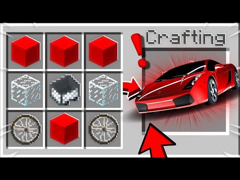 Craft a car in minecraft | Survival and creative mode| Minecraft pocket ...