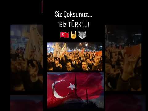 Siz çoksunuz Biz TÜRK☝️🍎🏹🇹🇷🤘🦅🐺 #cumhurbaşkanı #receptayyiperdoğan