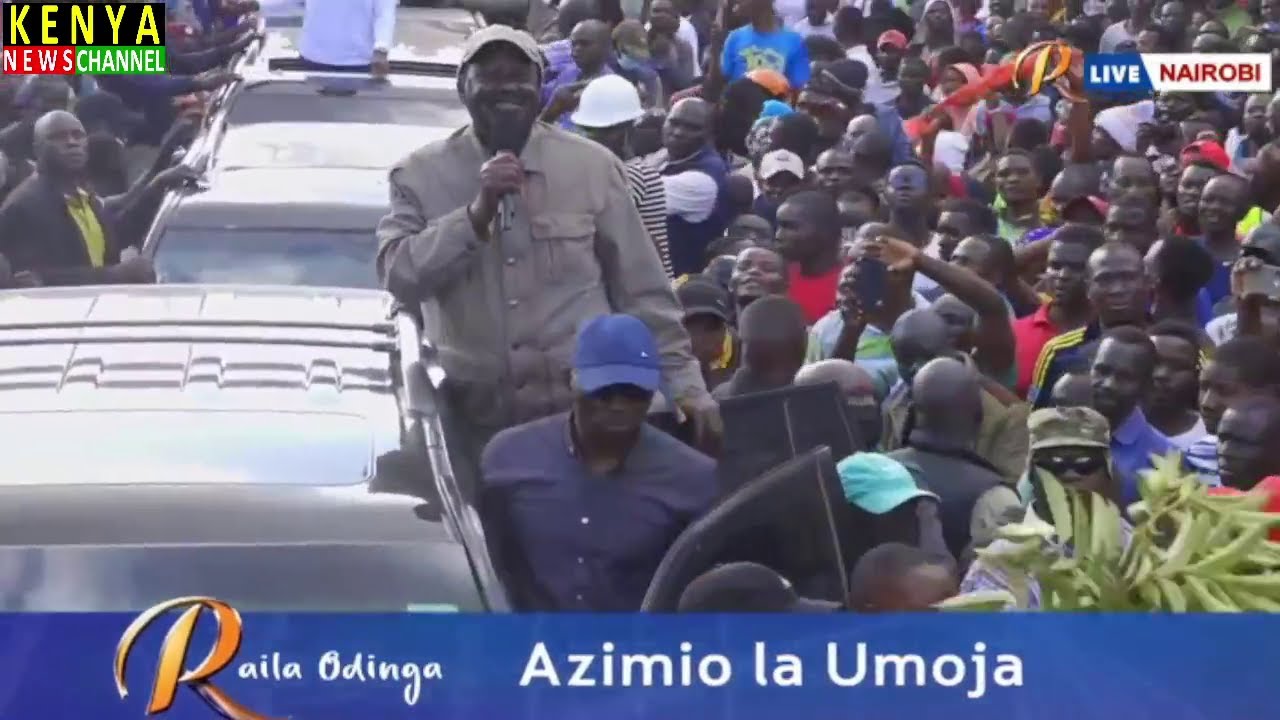 RAILA FULL SPEECH TODAY DURING AZIMIO MAANDAMANO IN NAIROBI - YouTube